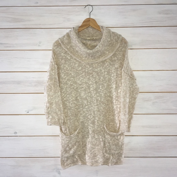 LA made | Sweaters | Lamade Xs Cowl Neck Knit Sweater With Pockets ...